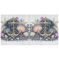 ALAZA Anchors Seashells Starfish Hardcover 3 Ring Binder 1.5" D-Rings ...