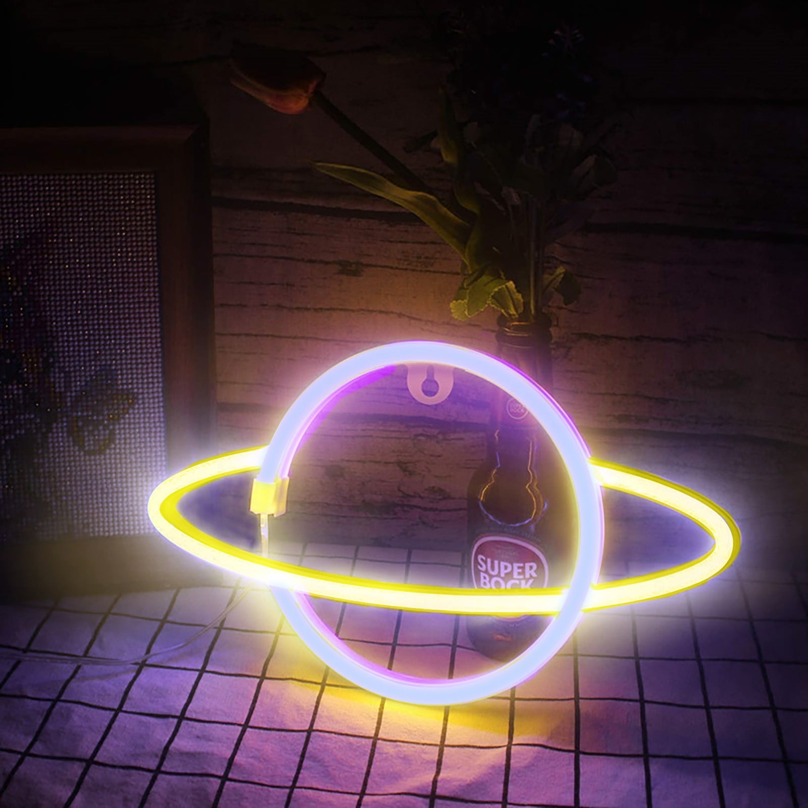 Click here for Egnmcr Night Lights Led Neon Light Universe Shape... prices