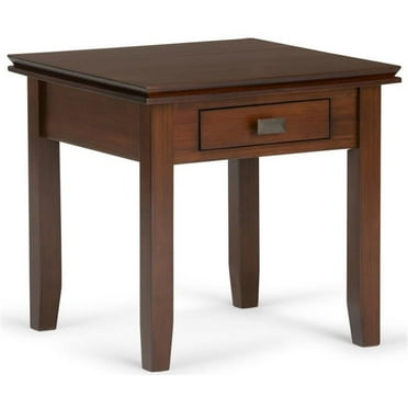 Weston Home Ario Wood & Metal T-Brace Round End Table - Walmart.com