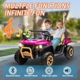 24 Volt 2 Seater Ride on Toys for Kids, Ride On UTV w/ 25.79" Large ...