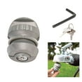 Insertable Hitch Coupling Lock For Caravans or Trailer For Security ...