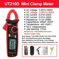 UNI-T AC/DC Clamp Meter UT210D Amp Meter Clamp Multimeter Tester ...