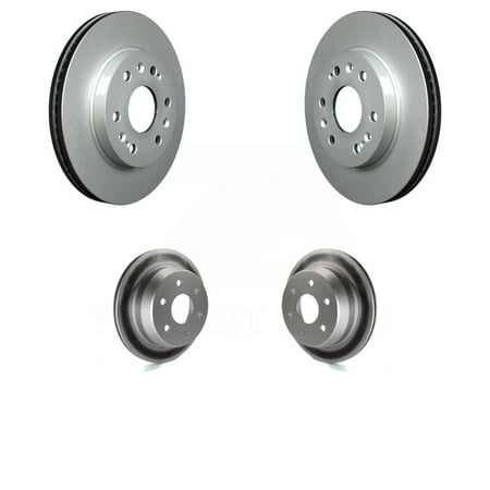 Front Rear Coated Disc Brake Rotors Kit For Chevrolet Silverado 1500 ...