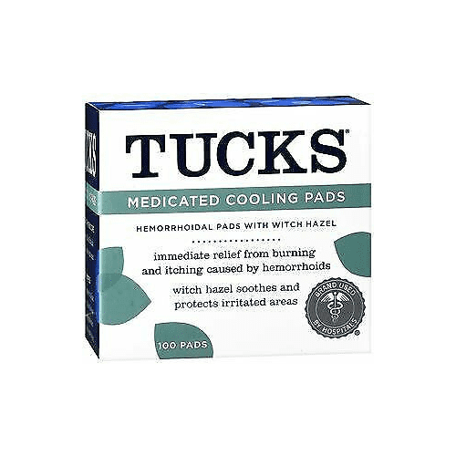 Tucks Medicated Cooling Pads For Hemorrhoid Relief, Witch Hazel Soothes ...