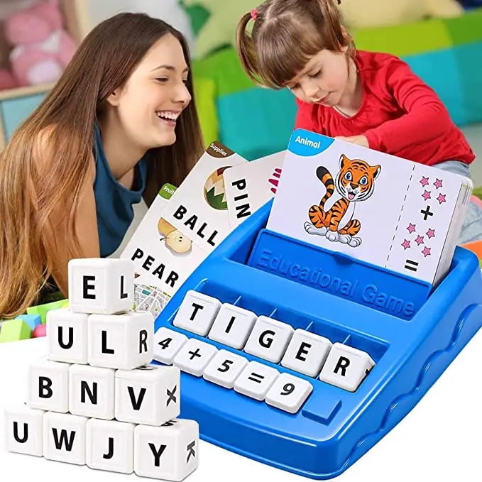Juego del alfabeto de abeja, aprendizaje cognitivo, tarjeta de palabras ...