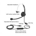 USB Plug Hands-Free Call Center Noise Cancelling Corded Monaural ...