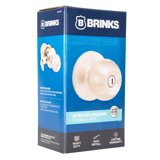 Brinks Interior Locking Privacy Classic Ball Style Doorknob, Satin ...