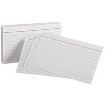 Oxford Heavyweight Plain Thick Blank Index Cards, 4" x 6", White, Pack ...