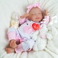 RSG 20in Reborn Baby Dolls, Realistic Toy Sleeping Baby Girl with ...