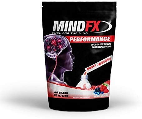 MINDFX Performance Mixed Berry Flavor - Powdered drink mix. 15 Single ...