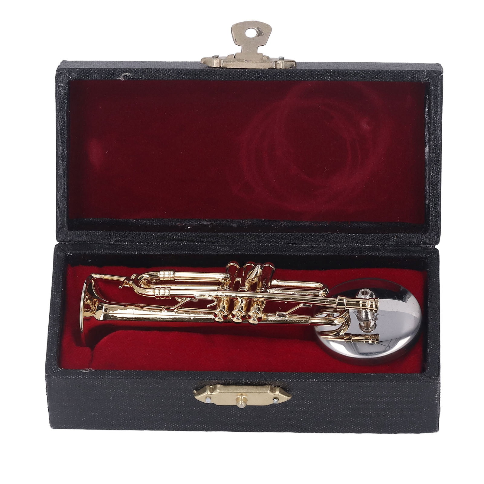 Mini Trumpet Toy, Premium Brass Glossy Trumpet Replica Romantic Vibes ...