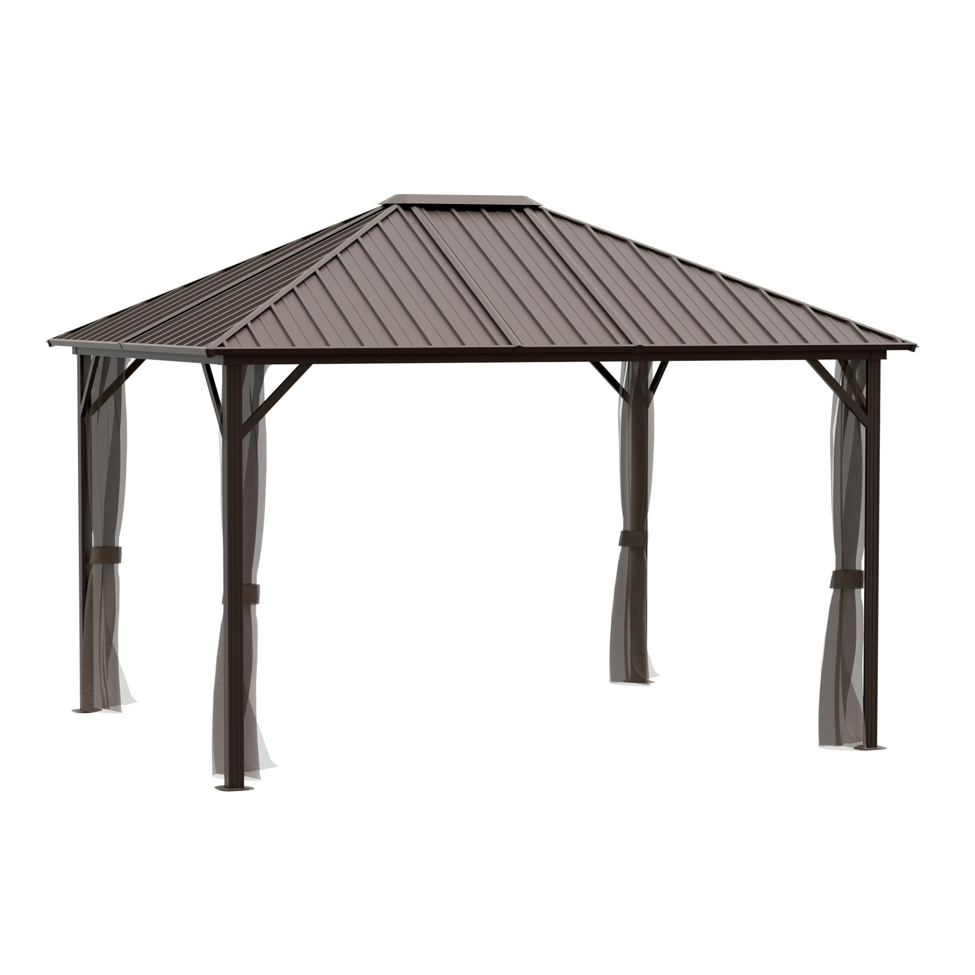 Click here for Sojag Dakota 10 X 12 X 9 Ft Dark Brown Gazebo 10 X... prices