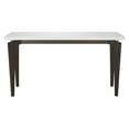 SAFAVIEH Josef Retro Lacquer Floating Top Console Table White / Dark ...