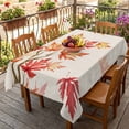 Autumn Maple Leaves Thanksgiving Table Cloth 52x70in, Waterproof ...