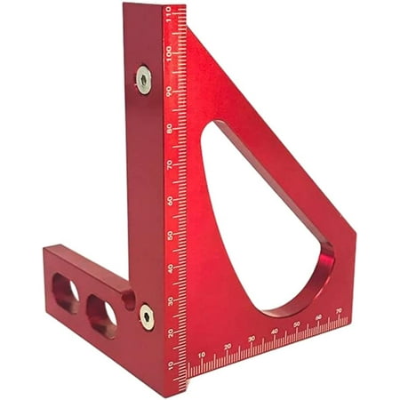 Woodworking Square Protractor Aluminum Alloy 90 Degree Layout Measuring ...