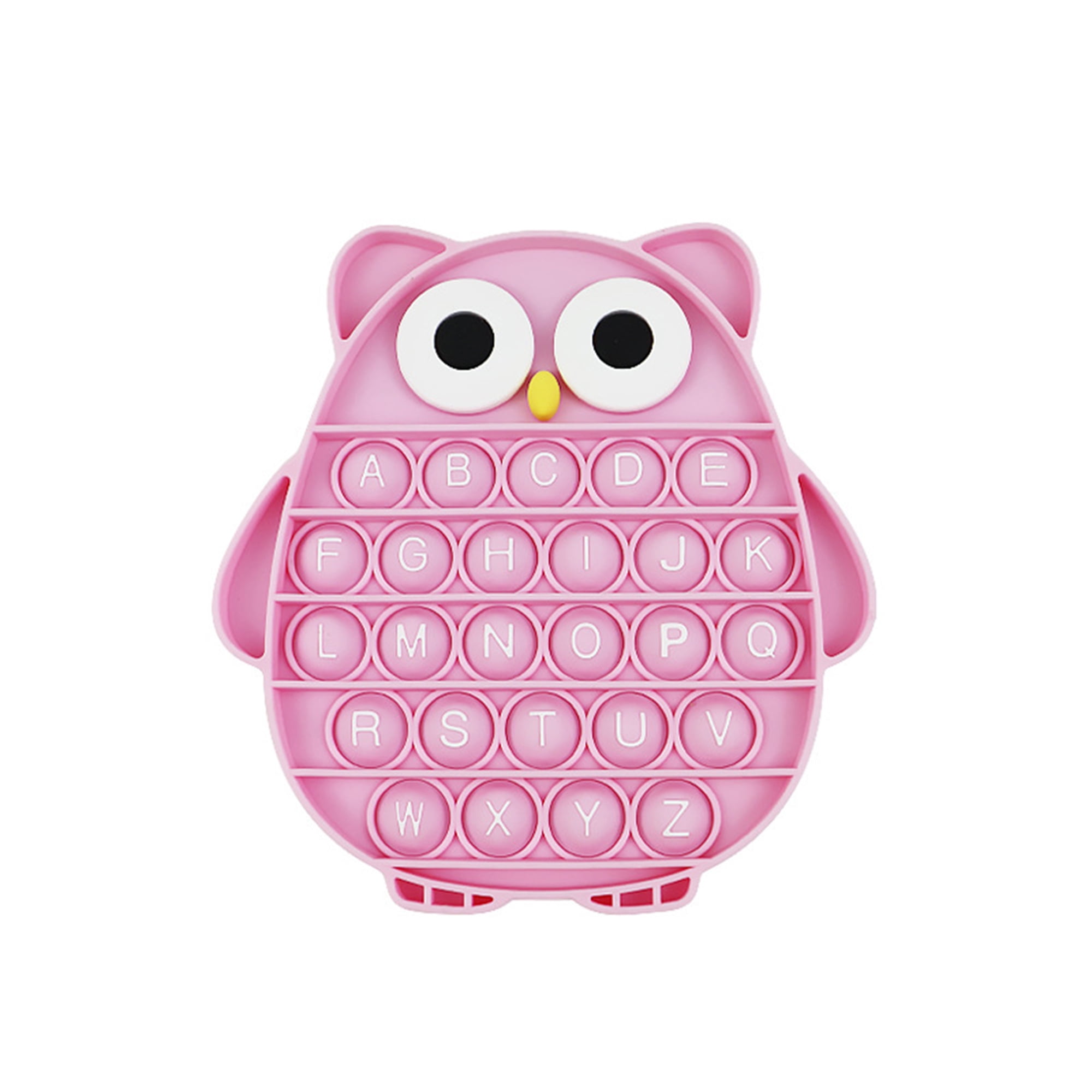 Franhais Press Type Rubber Decompression Toy, Cartoon Owl Shaped ...