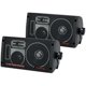 Pyramid 2060 300W 3-Way Car Audio Mini Box Speakers Indoor Stereo ...