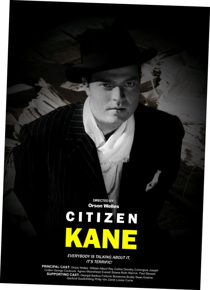 Citizen Kane Movie Poster 24in x36in Art Poster 24x36 Multi-Color ...