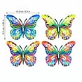 4Pcs Metal Butterfly Wall Decor, Rust Resistant Hanging Butterfly Wall ...