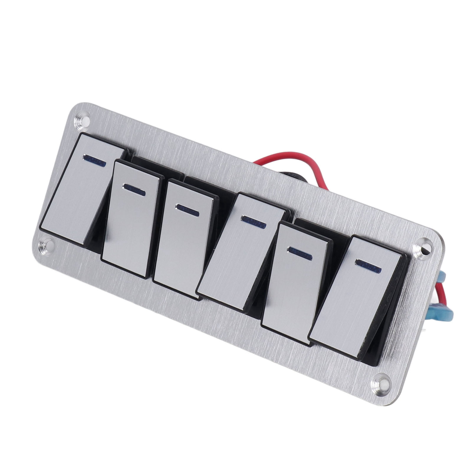 Panel de Interruptor de Balancín, Panel de Interruptor de LED Azul 5 ...