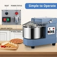 Commercial Dough Mixer 8.5Qt, 450W Dual Rotating Dough Kneading Machine ...