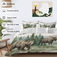 Bear Moose 4 Piece Duvet Cover Set Full Size Brown Wildlife Animal ...