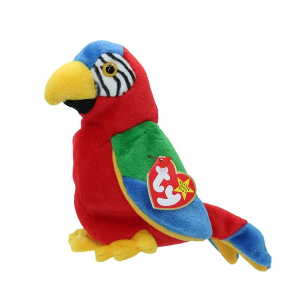 Ty Beanie Baby: Jabber the Parrot | Stuffed Animal | MWMT - Walmart.com