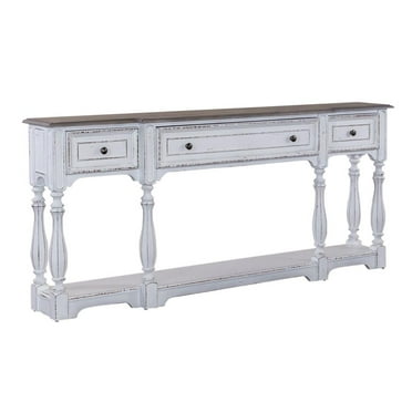 Liberty Furniture Allyson Park 72 Inch Farmhouse Wood Console Entryway ...