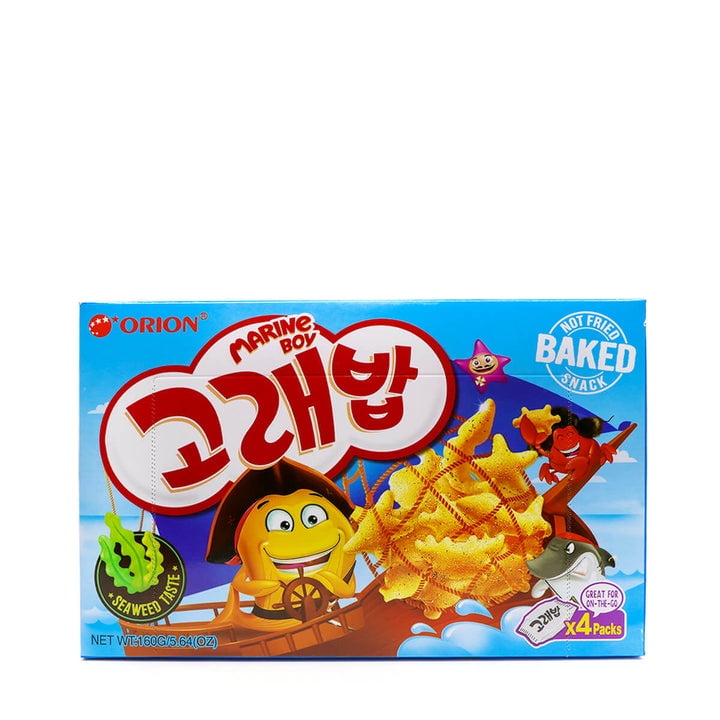 ORION Marine Boy Baked Snack Seaweed Flavor 5.64oz (160g) - Walmart.com