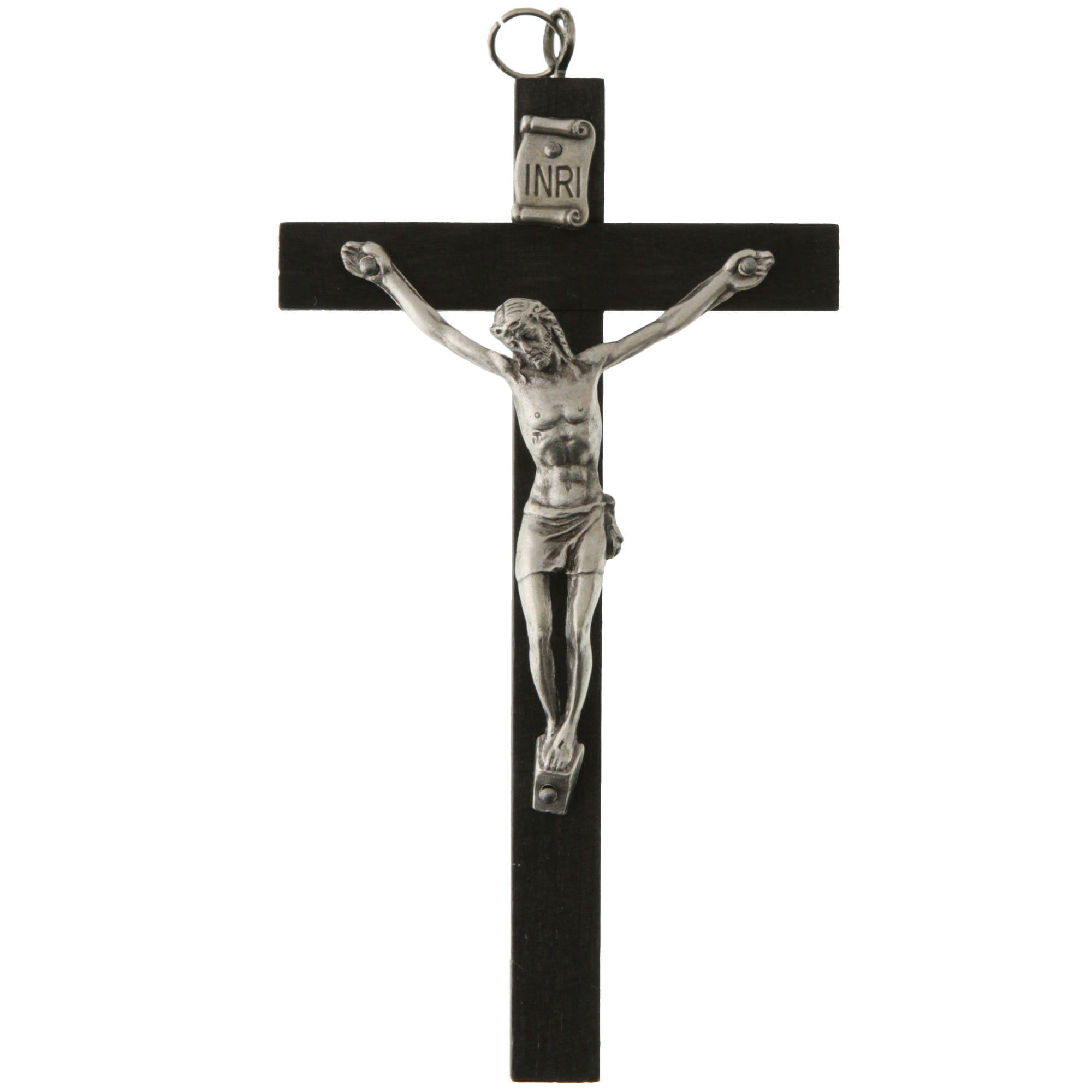 Small Black Wood Crucifix, 4" - Walmart.com