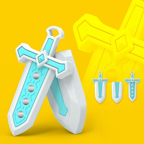 Lutabuo 3D Printed Sword Magnetic Gravity Sword Toy Plastic Sword Toys ...