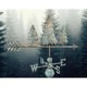 Good Directions Pine Trees Weathervane, Blue Verde Copper - 32"L ...