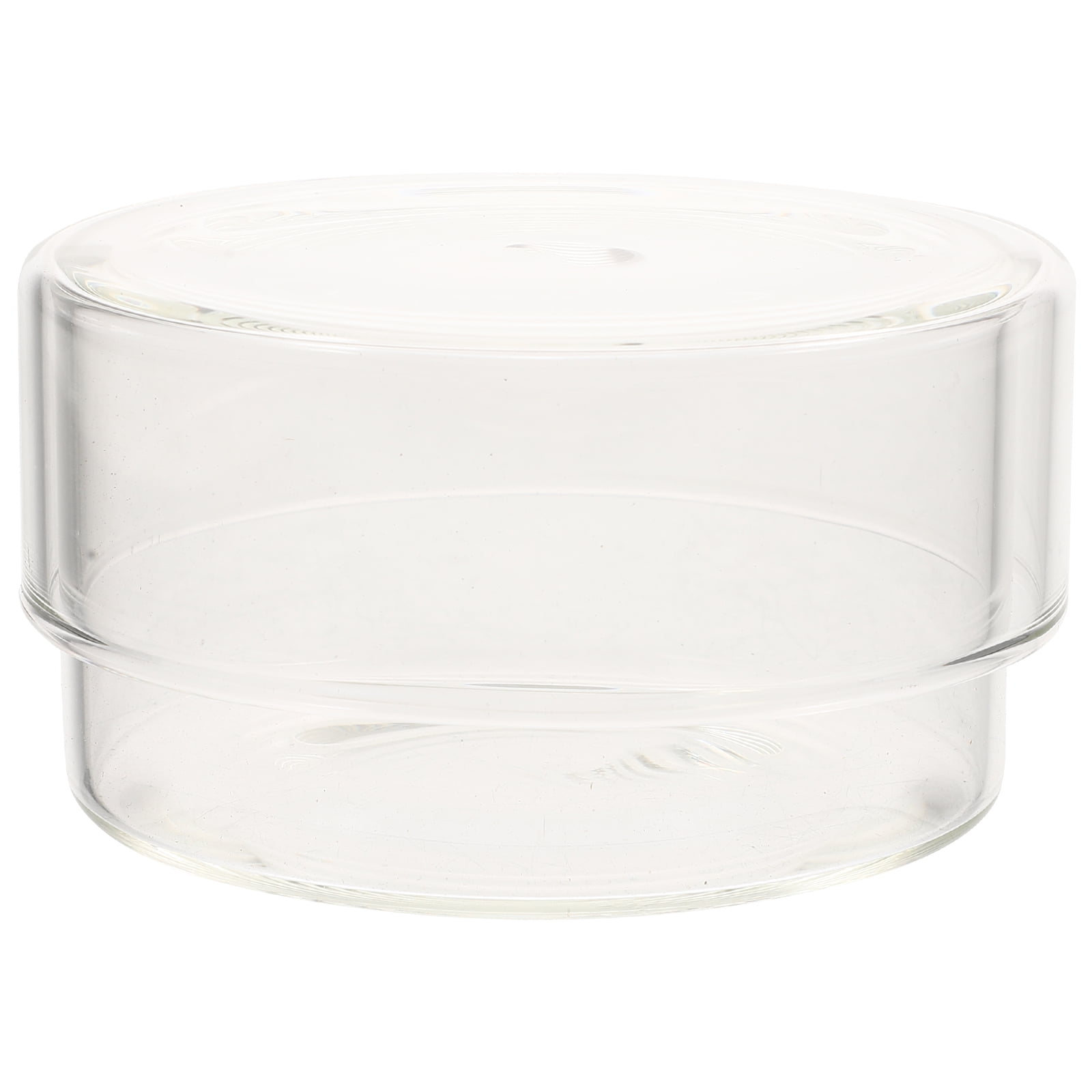 Glass Jar with Lid Clear Glass Coffee Nuts Canister Biscuit Can ...