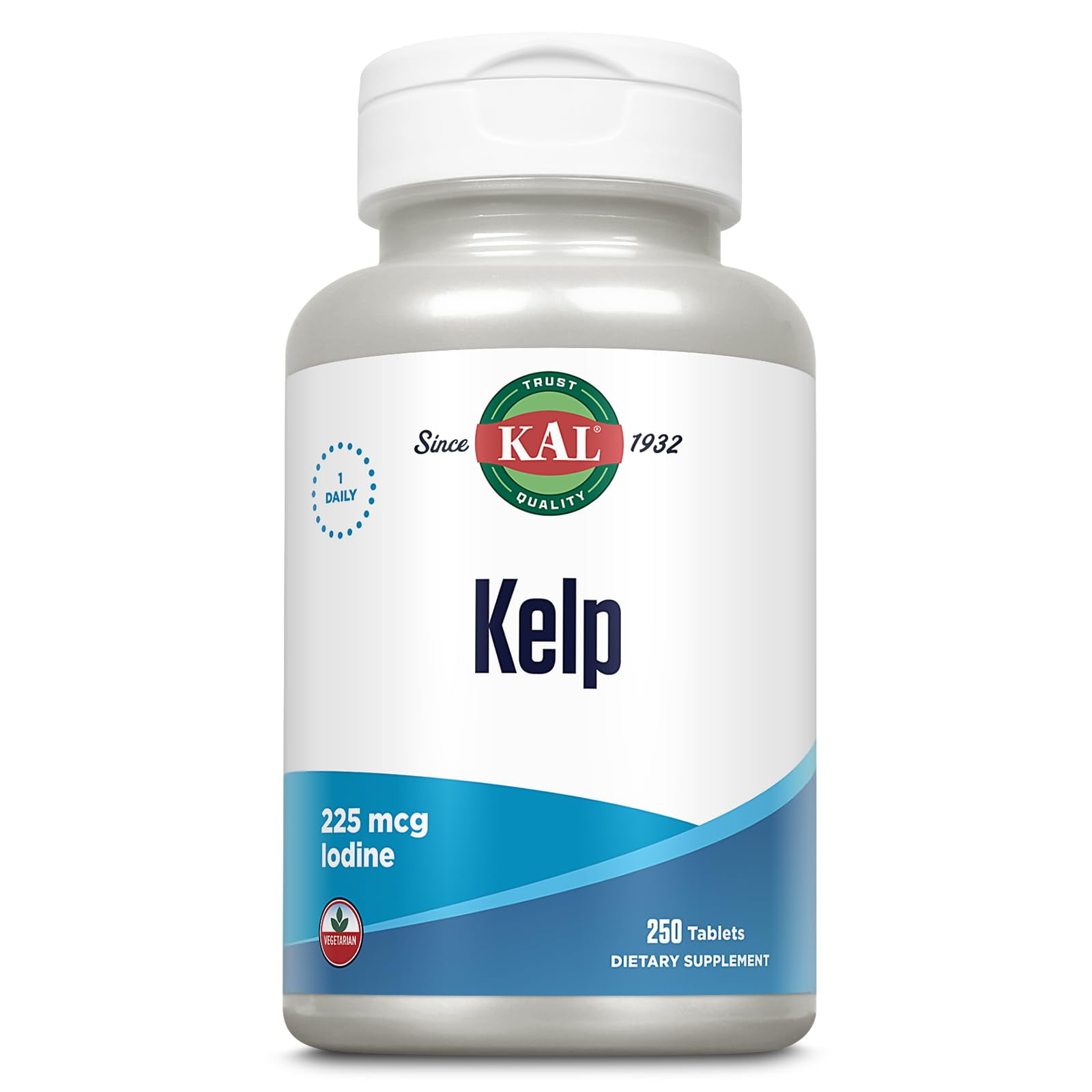 Suplemento KAL Kelp en tabletas de yodo 225 mcg, 250 tabletas | Walmart ...