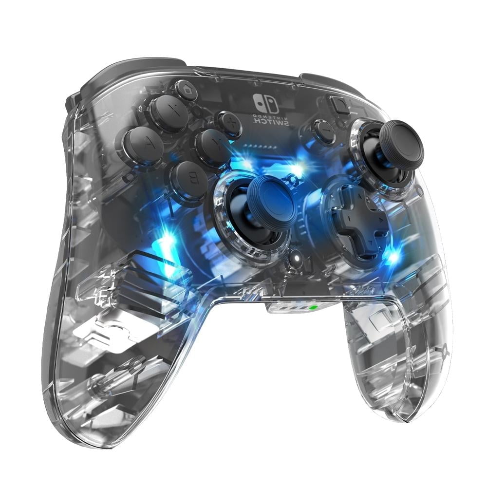 Control Inalámbrico PDP para Nintendo Switch Afterglow Deluxe Transparente | Walmart en línea