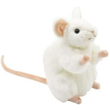 Hansa 5 White Mouse - Lifelike Handcrafted Toy - Walmart.com