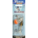 Blue Fox Classic Vibrax Spinner 3/8 Oz Red Tipped/Silver Flake - 60-40 ...