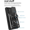 for Samsung Galaxy S23 FE Case with Slide Camera Cover for Men ...