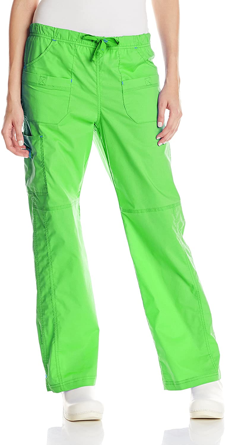 WonderWink Women's Wonderflex Faith Scrub Pant, Green Apple, Small ...
