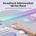 Cooling Wrist Pad Set For Typing Comfort Ventilated Texture Keyboard ...