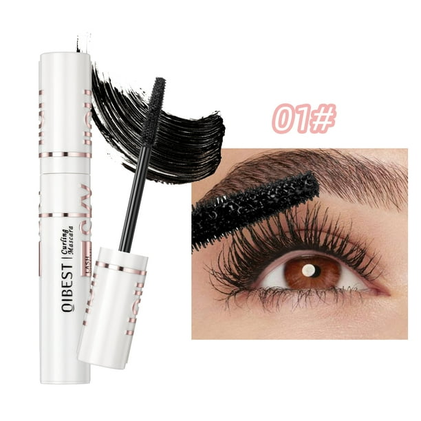 Máscara de pestañas 4D gruesa alargadora de pestañas rizadas negras, extensión de pestañas ...