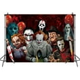 7x5FT Halloween Decoration Horror Classic Movie Character Backdrop ...