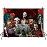 7x5FT Halloween Decoration Horror Classic Movie Character Backdrop ...