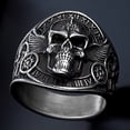 European and American Style Personalized Nordic Viking Fashion Skull ...