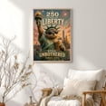 Affixzi Patriotic Otter Wall Art, 250 Years of Liberty Poster, Still ...