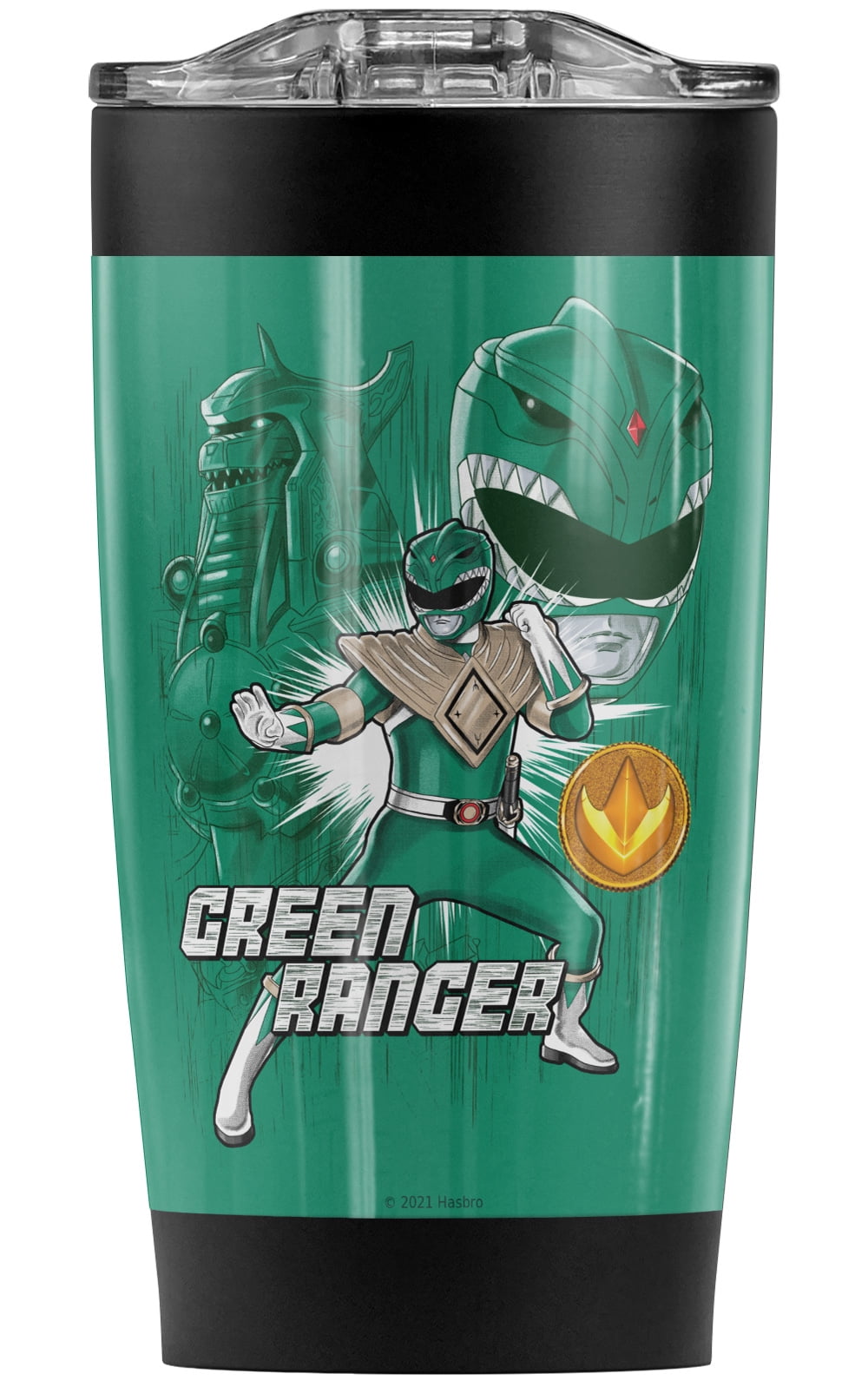 Power Rangers/Green Ranger Stainless Steel Tumbler 20 oz Coffee Travel ...