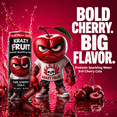 Krazy Fruit Prebiotic Sparkling Water, Evil Cherry Cola Flavor, 10% ...
