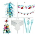 Fun Express Pool Party Deluxe Tableware Kit for 24 Guests - Walmart.com