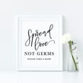 Koyal Wholesale Spread Love Not Germs Please Take A Mask, Formal Black ...