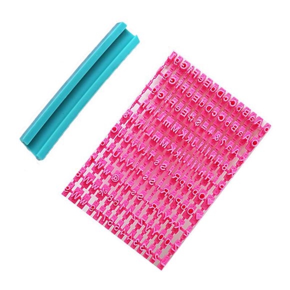 Fondant Letter Stamps